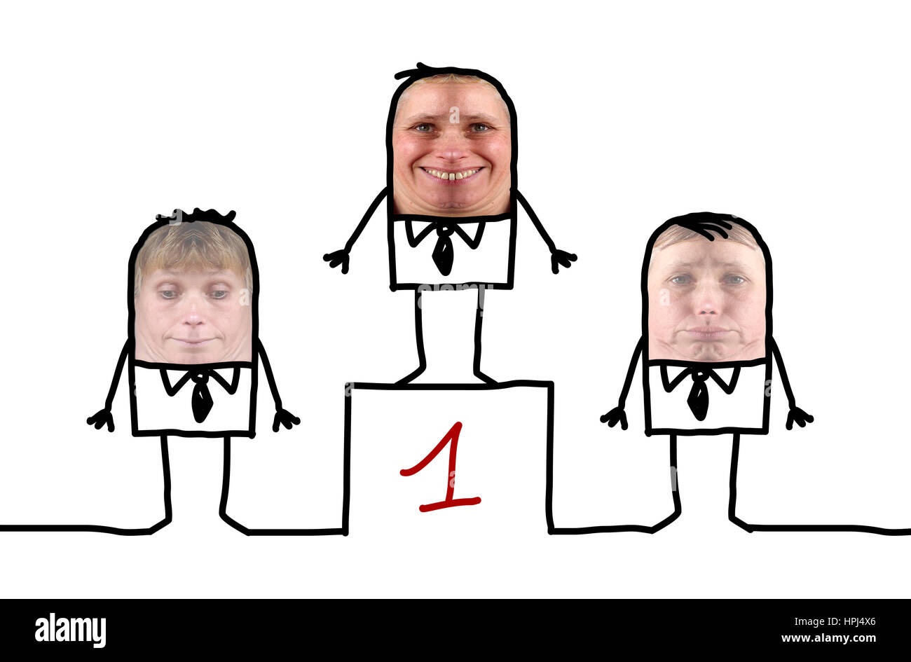 Leadership cartoon hi-res stock photography and images - Alamy