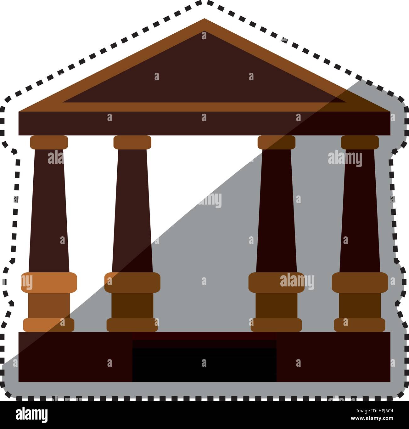 Bank building symbol icon vector illustration graphic design Stock ...