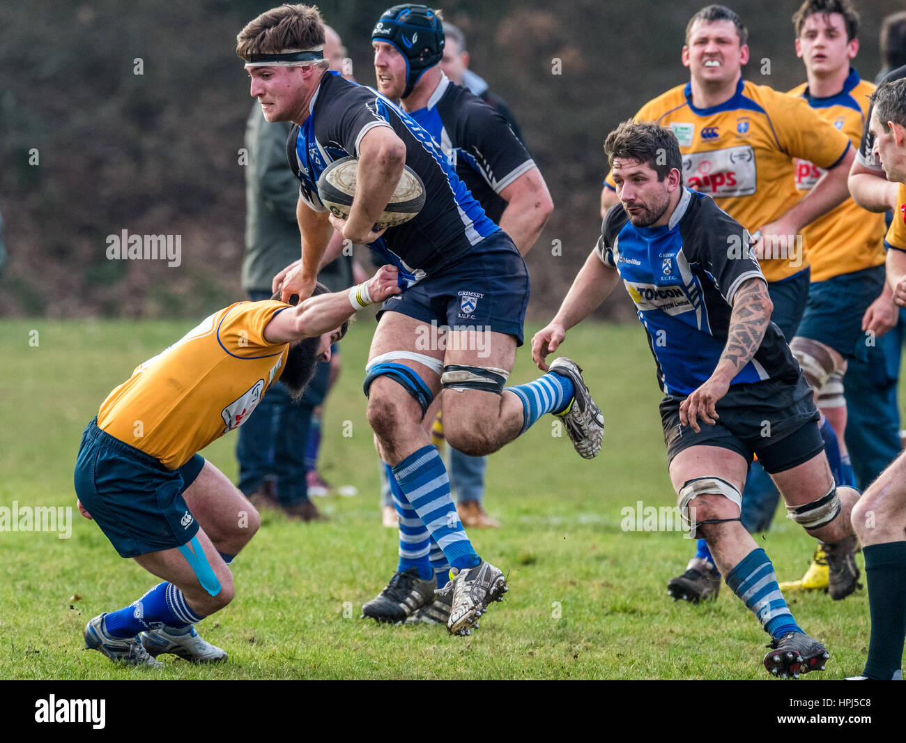 Tackling Rugby Player High Resolution Stock Photography and Images - Alamy