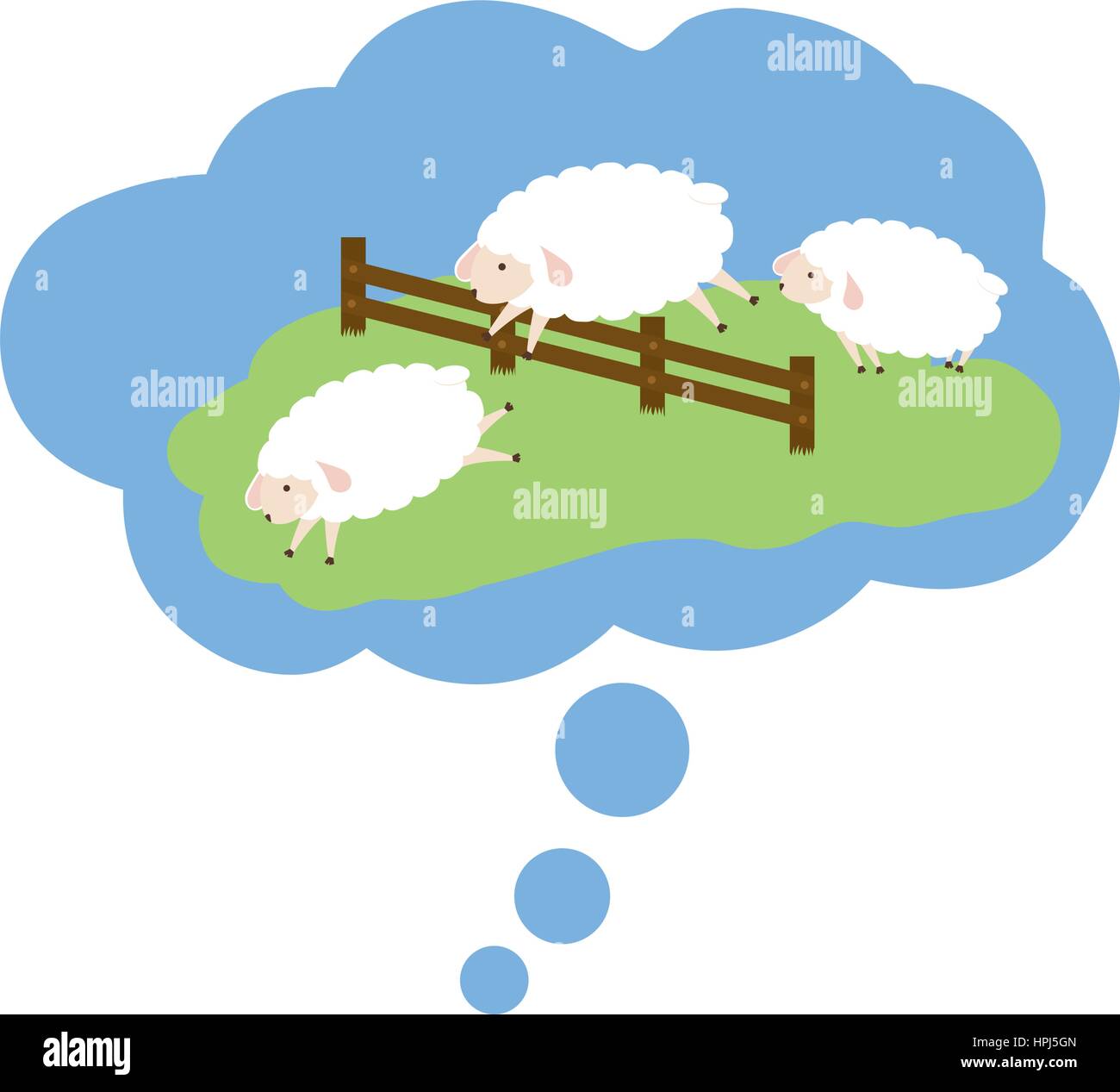 Sheep sleeping cartoon icon vector illustration graphic design Stock ...