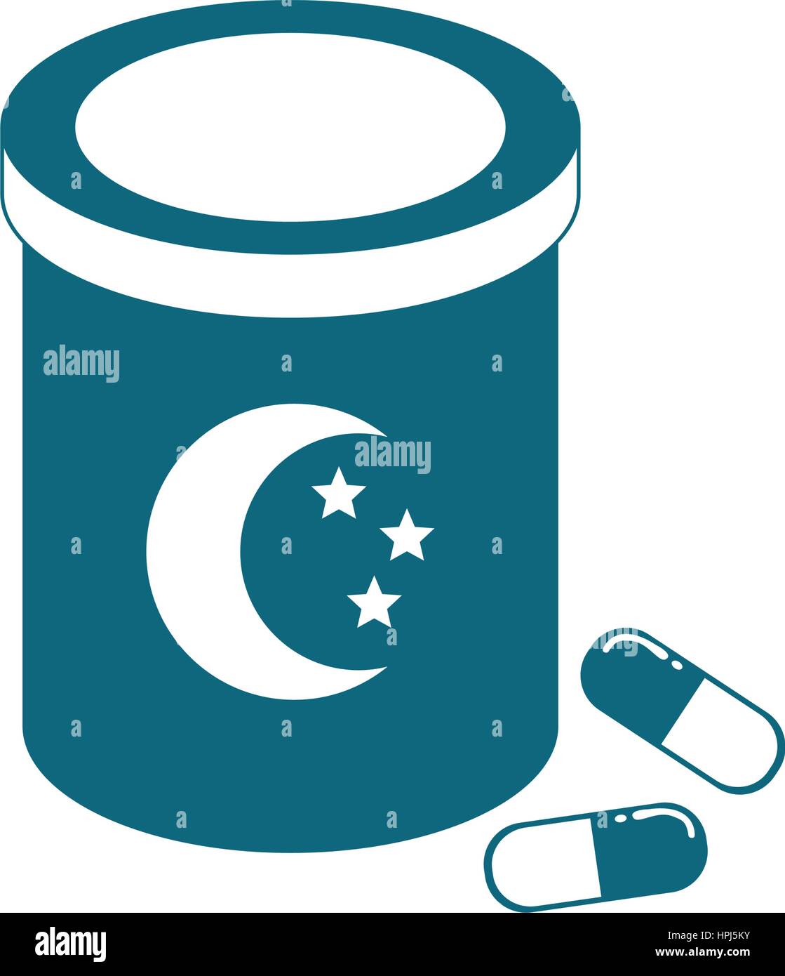 Sleep pills medicine icon vector illustration graphic design Stock ...