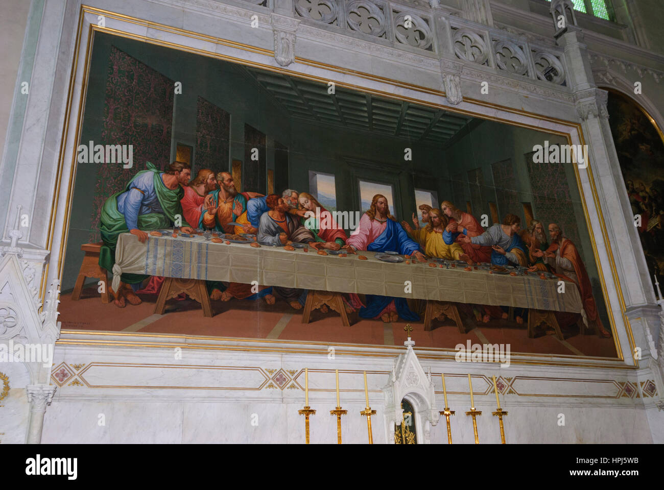 Mosaic last supper hi-res stock photography and images - Alamy