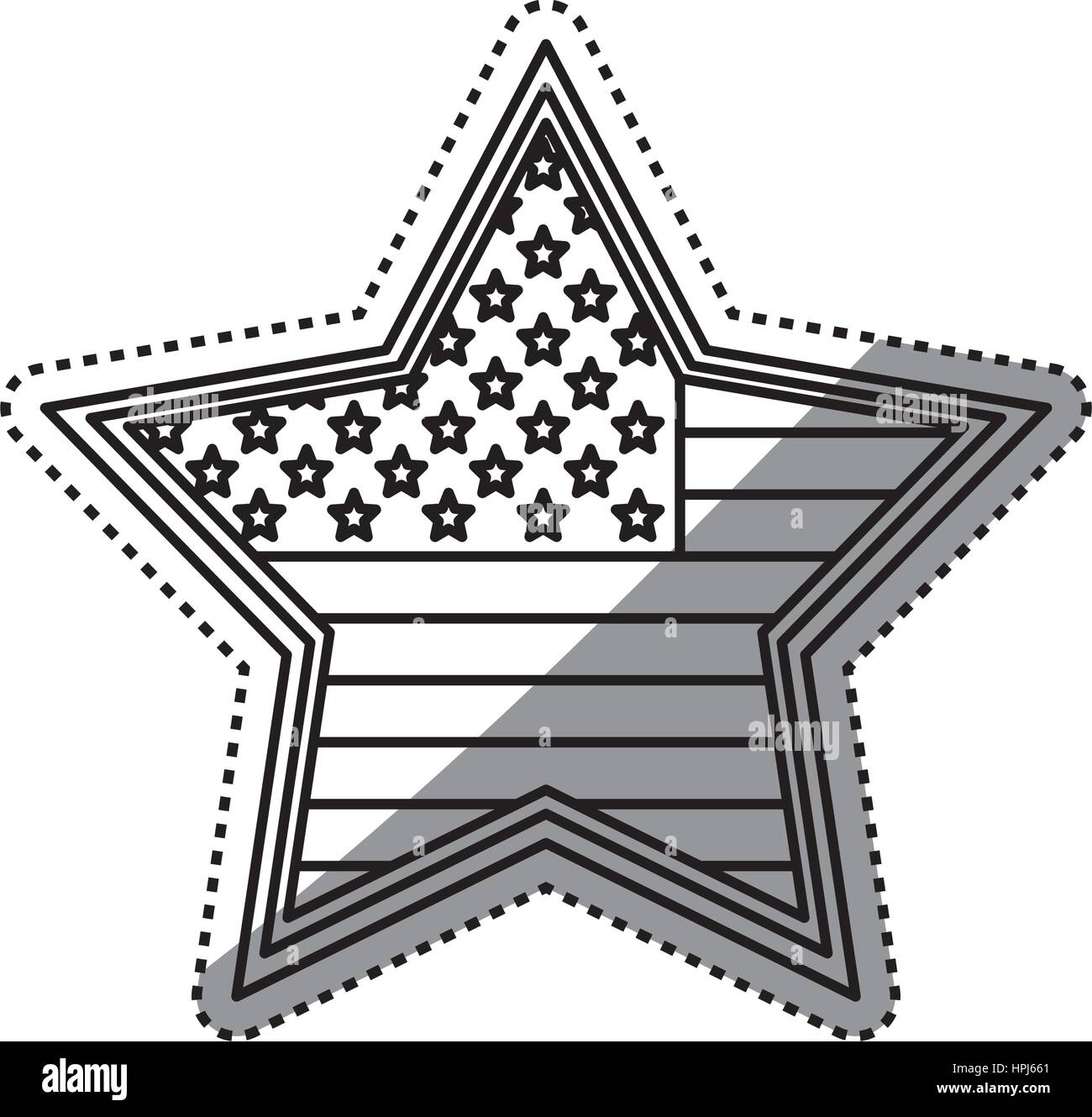 United States patriotic symbol icon vector illustration graphic design ...