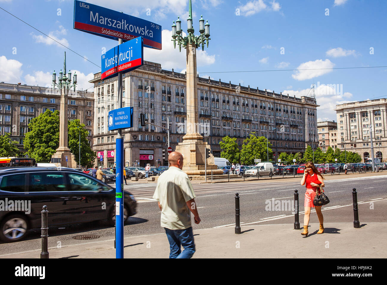 Plac Konstytucji,Constitution Square ,Communist architecture and ...