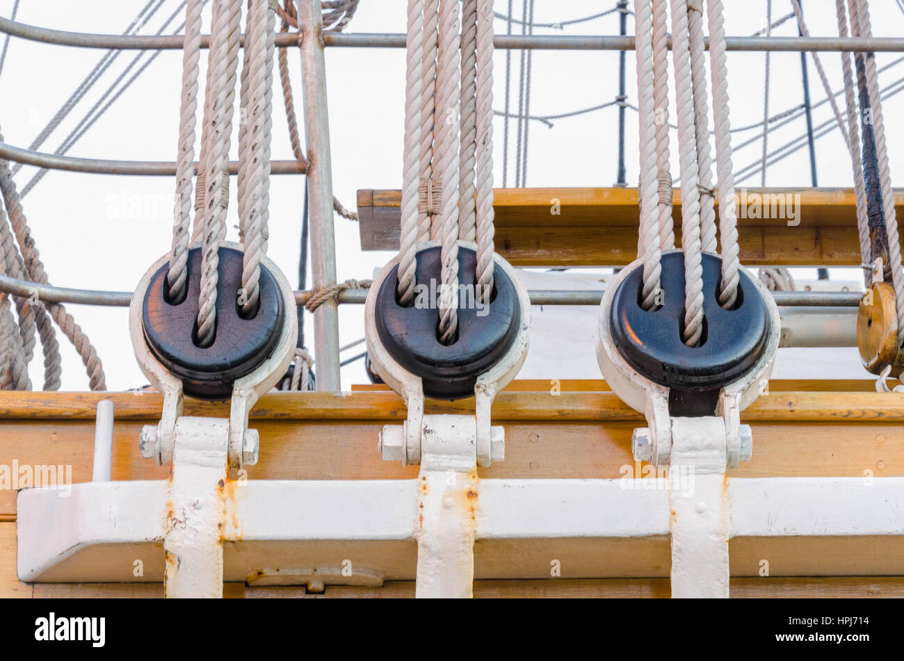 Rigging Blocks High Resolution Stock Photography and Images - Alamy
