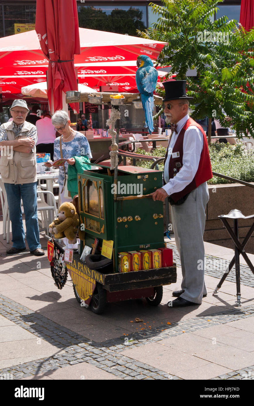 A male Organ grinder in Berlin, Germany Stock Photo - Alamy