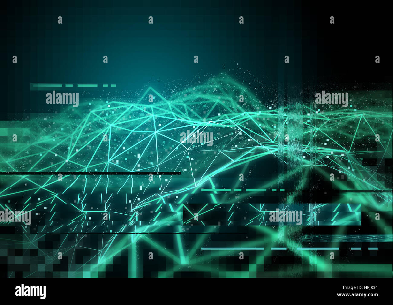 Global Data and 3D visualization of information tracking. 3D ...