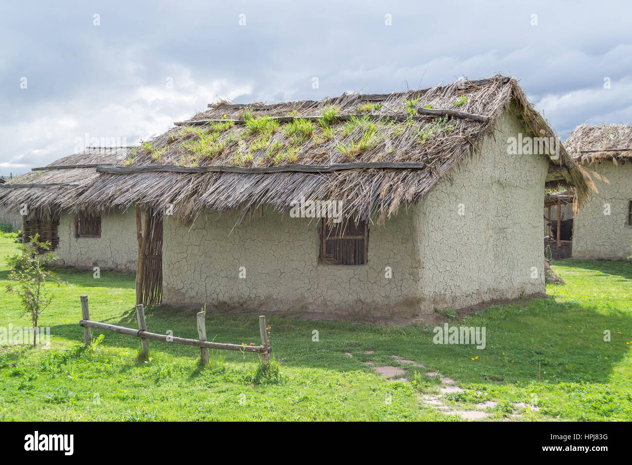 Ancient Hut, once a time our ancestors used to live in Stock Photo - Alamy