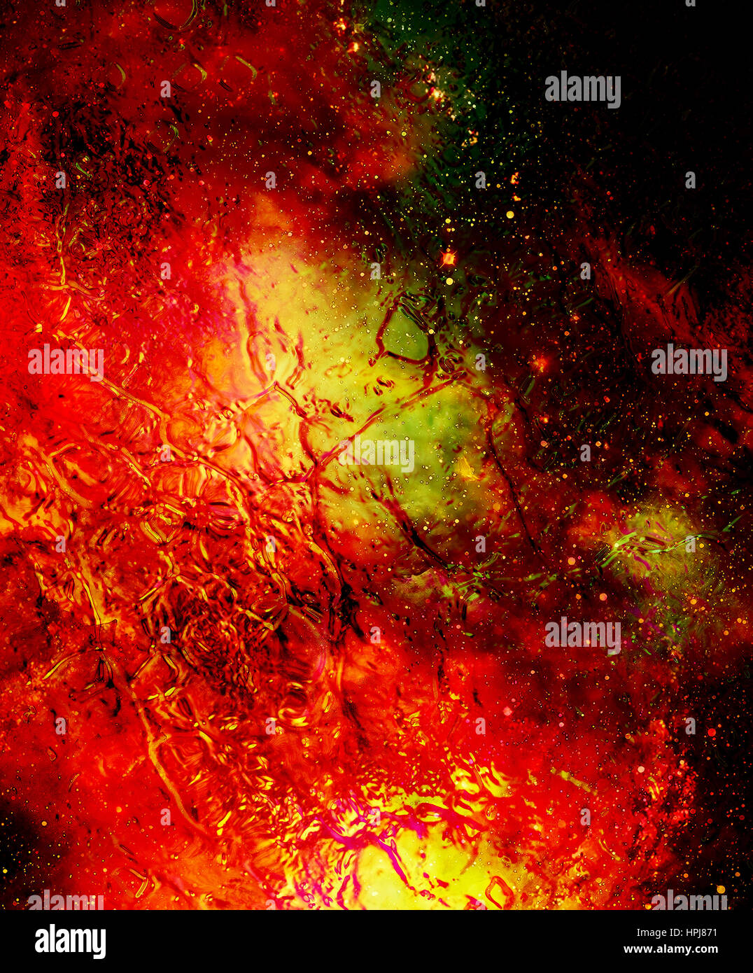Cosmic space and stars, cosmic abstract background and glass effect ...