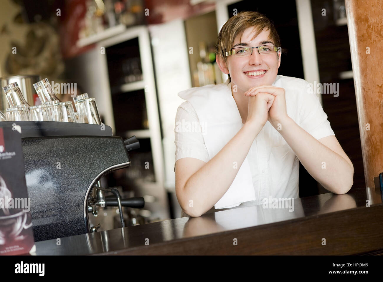 Model released kellner waiter hi-res stock photography and images - Alamy