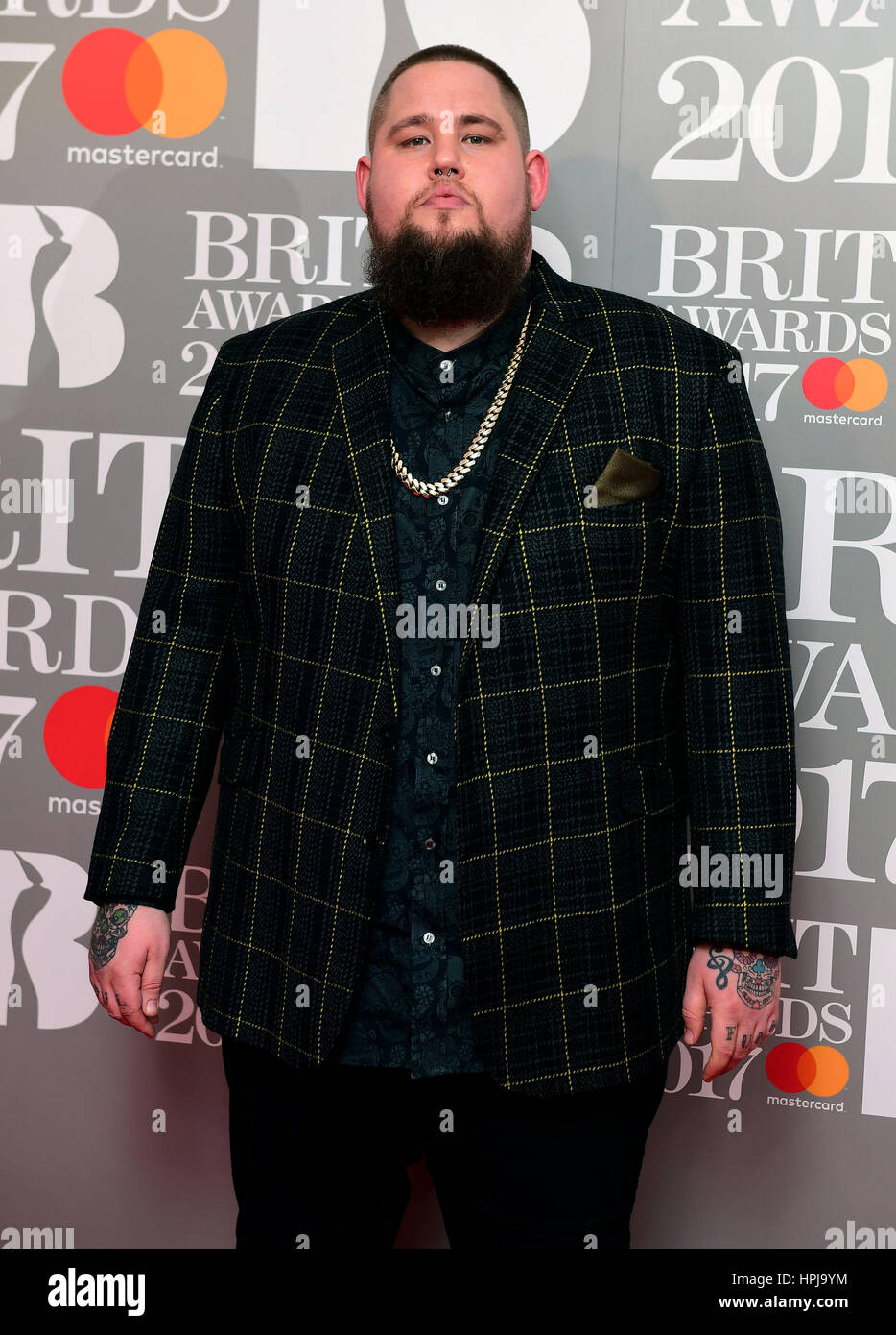 Rag 'n' Bone Man aka Rory Graham attending the Brit Awards at the O2 ...