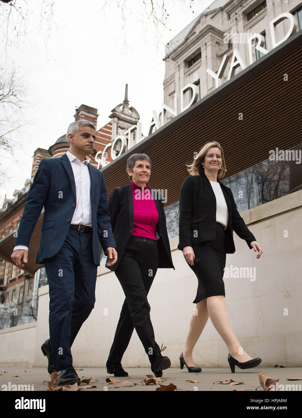 NOTE ALTERNATE CROP Mayor of London Sadiq Khan, new Metropolitan Police ...