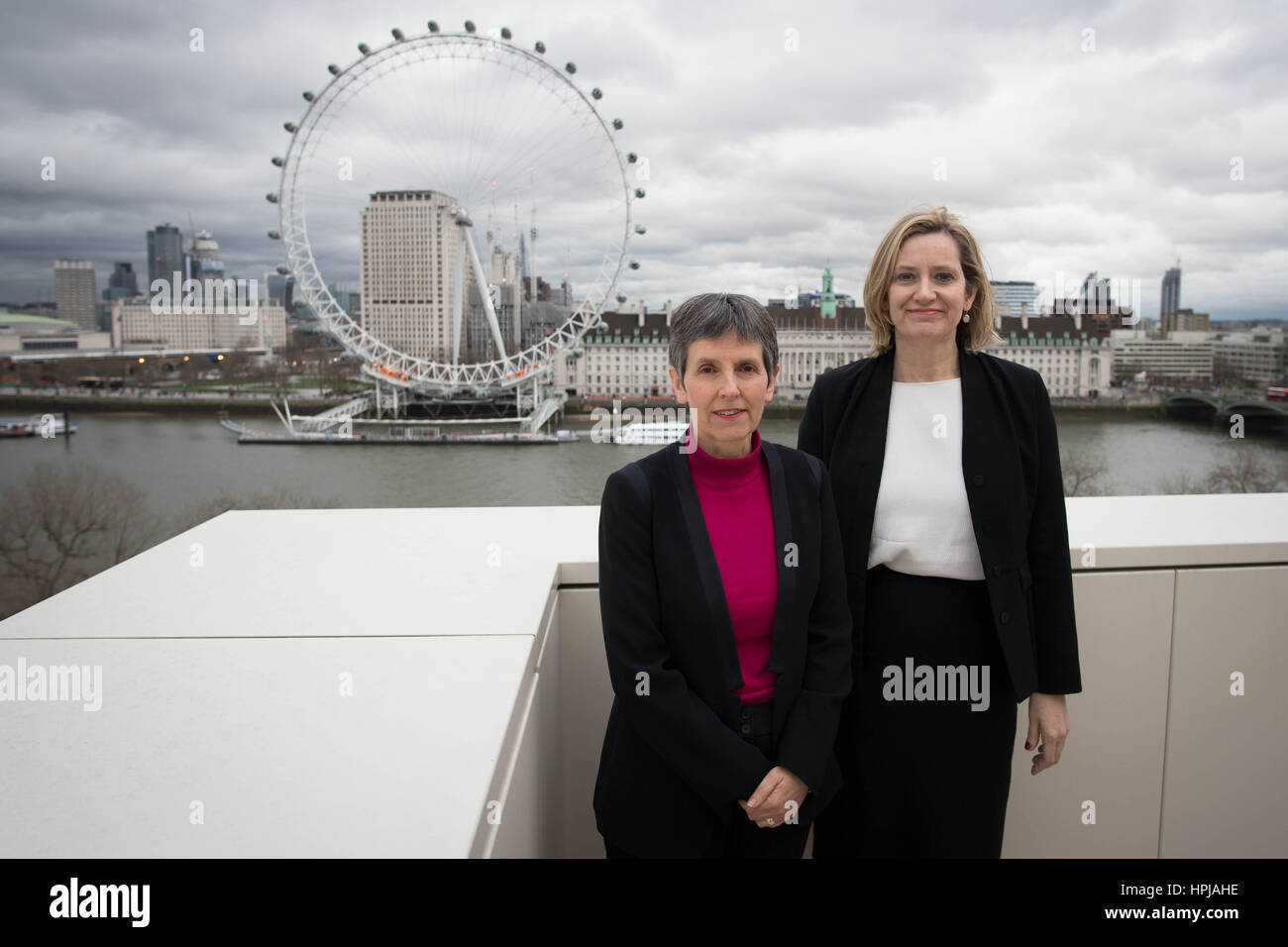 Home Secretary Amber Rudd (right)with newly appointed Metropolitan ...
