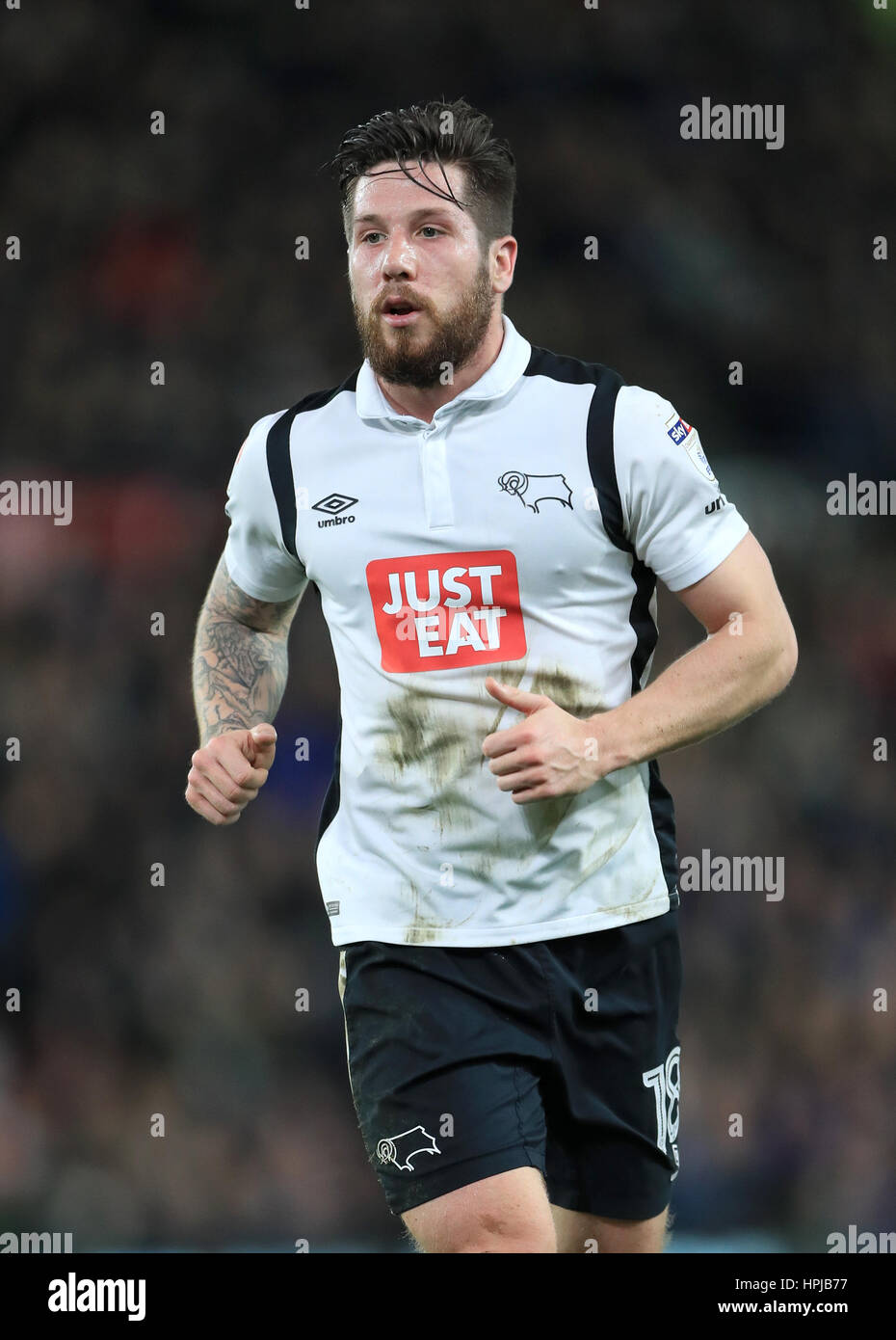 Derby County's Jacob Butterfield Stock Photo - Alamy