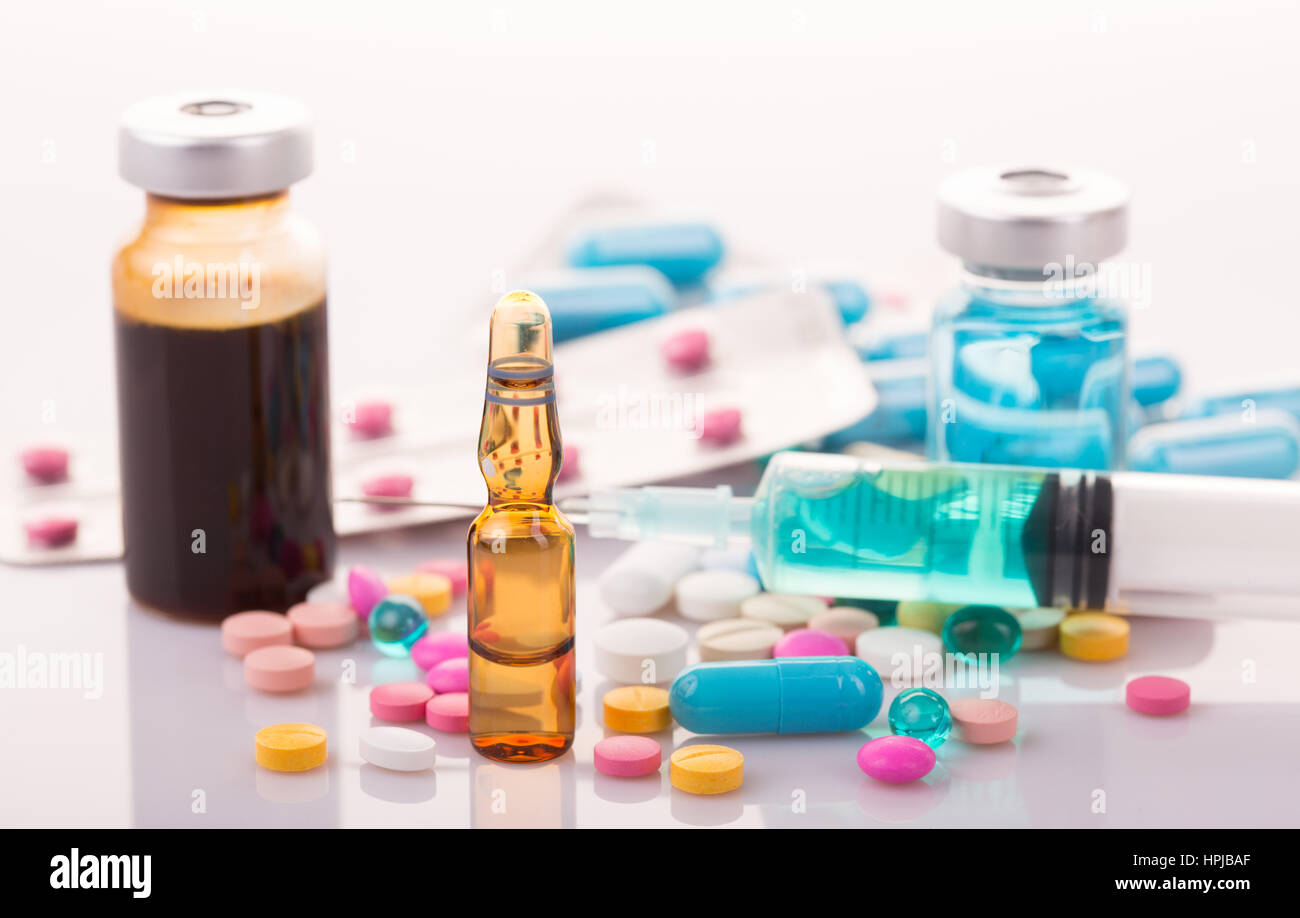 different Tablets pills capsule heap mix therapy drugs Stock Photo - Alamy