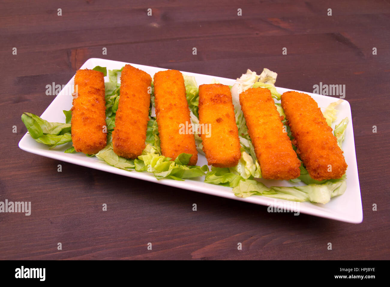 Fish sticks on tray hi-res stock photography and images - Alamy