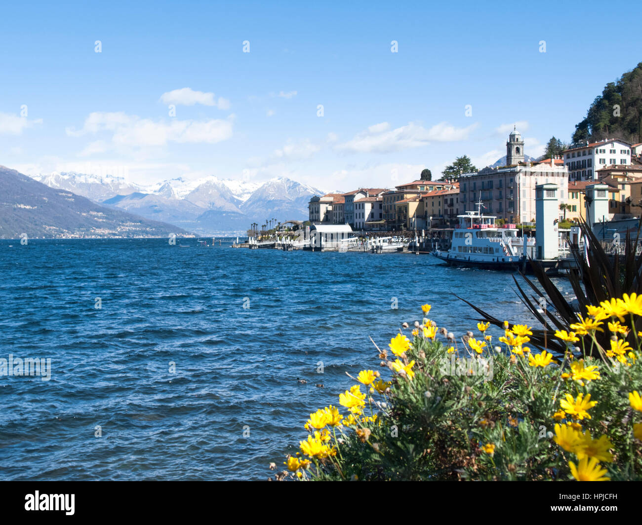 Bellagio lake como italy april hi-res stock photography and images - Alamy