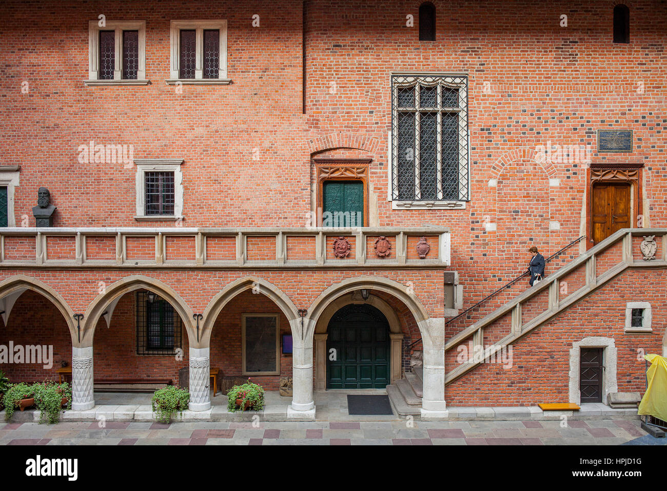 The collegium Maius of the Jagiellonski university in Krakow in Poland ...