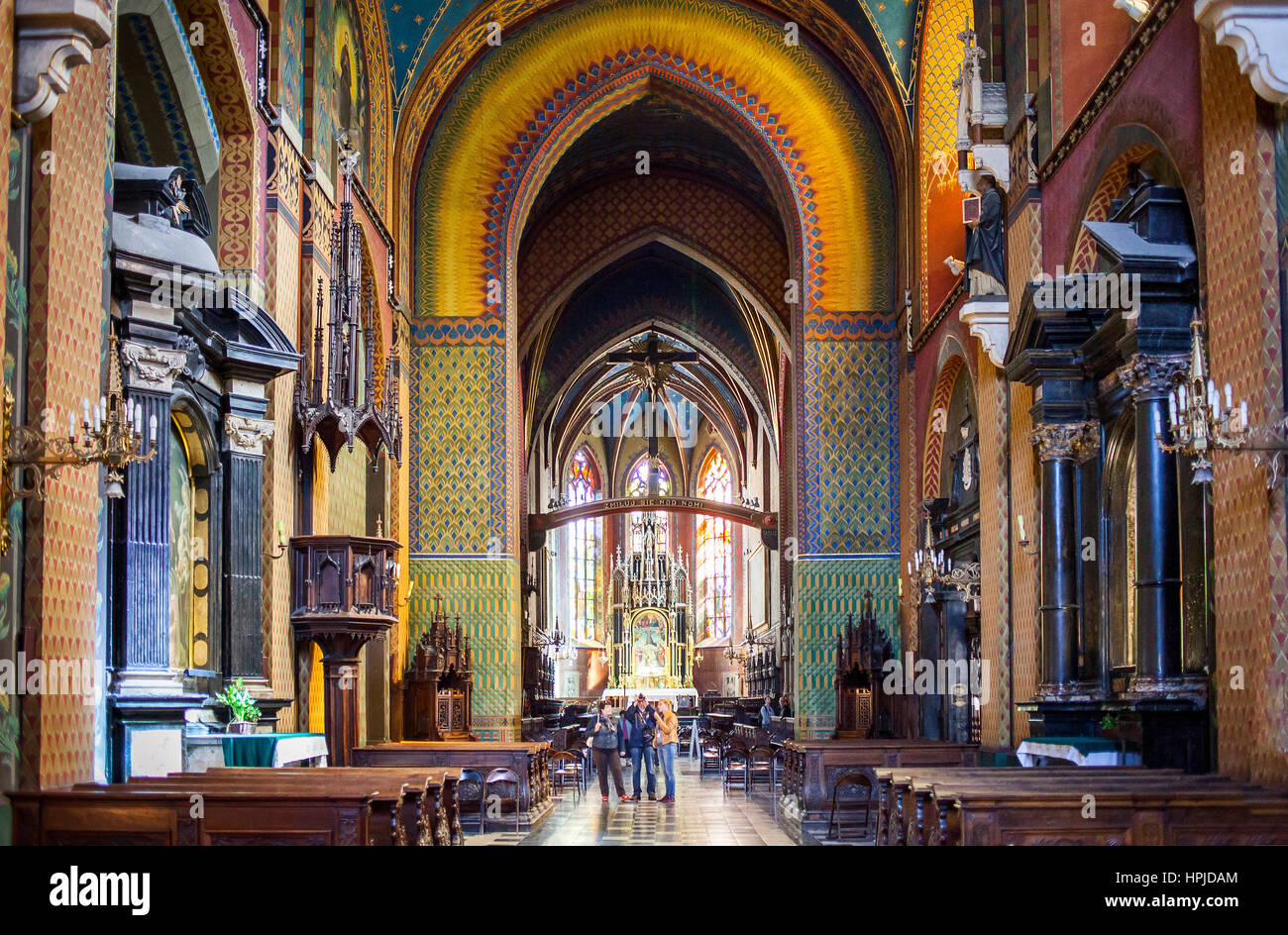 Franciscan church krakow hi-res stock photography and images - Alamy