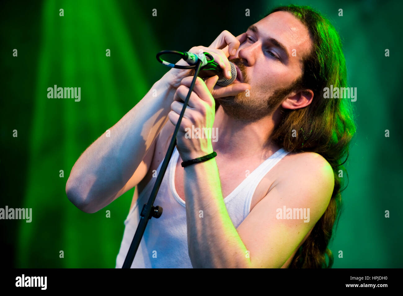 Model released , Saenger - singer Stock Photo - Alamy