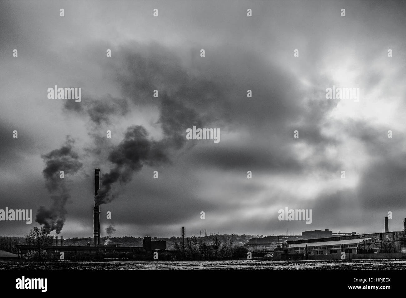 Ecological disaster - pollution Stock Photo - Alamy