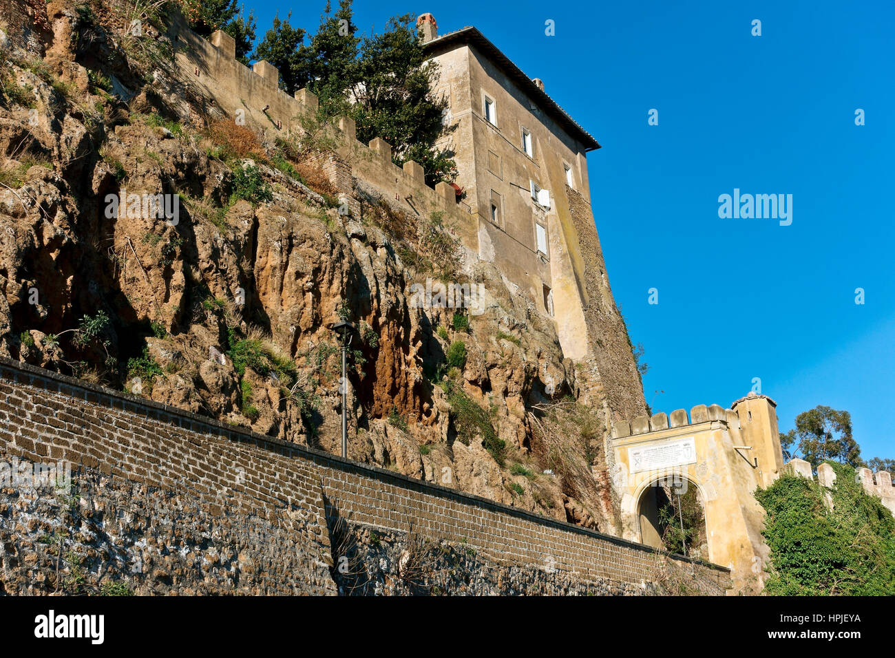 Ceri is a small town that occupies a fortified plateau of tuff near the ...