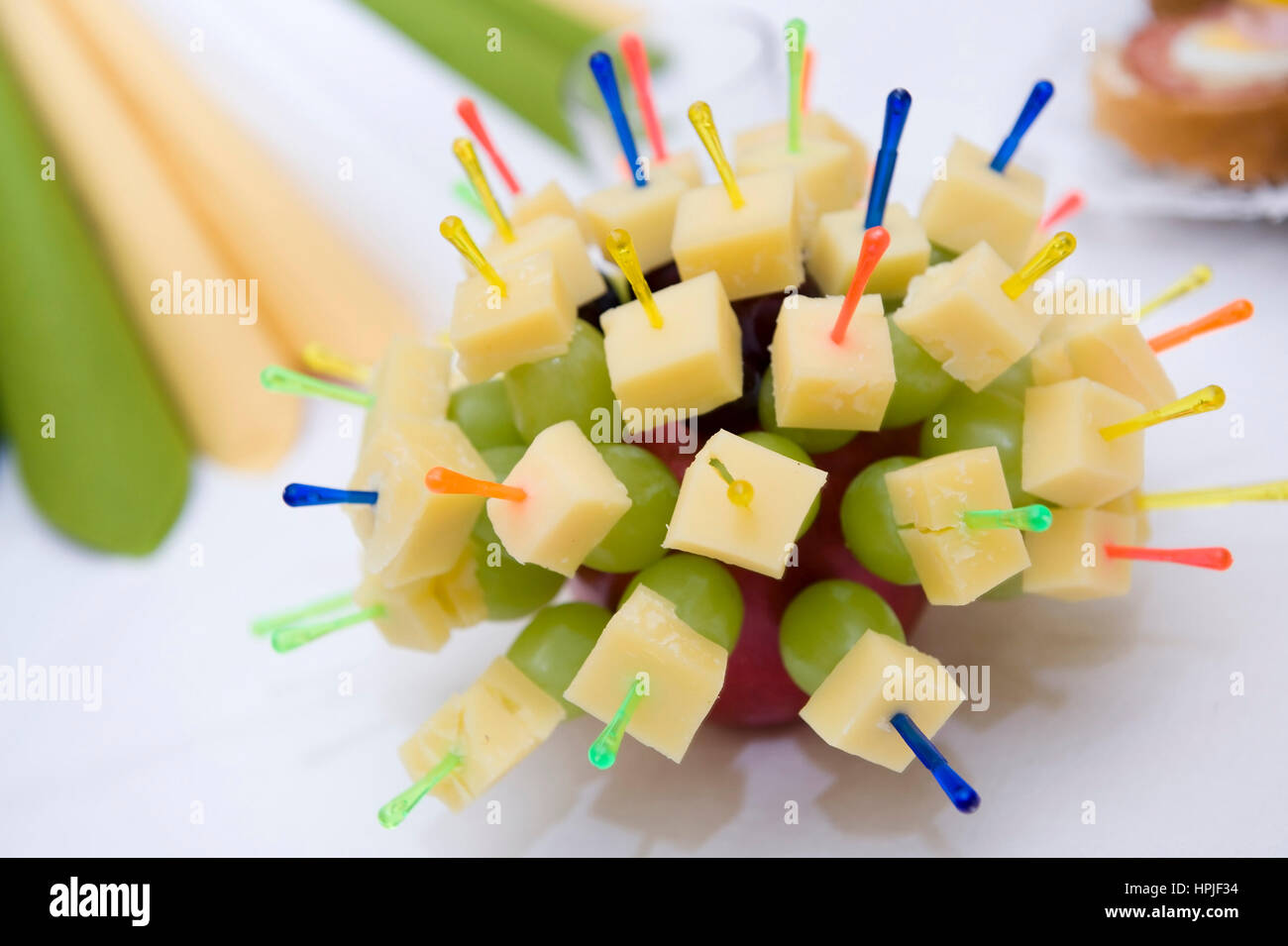 Kaeseigel - cheese Hedgehog Stock Photo - Alamy