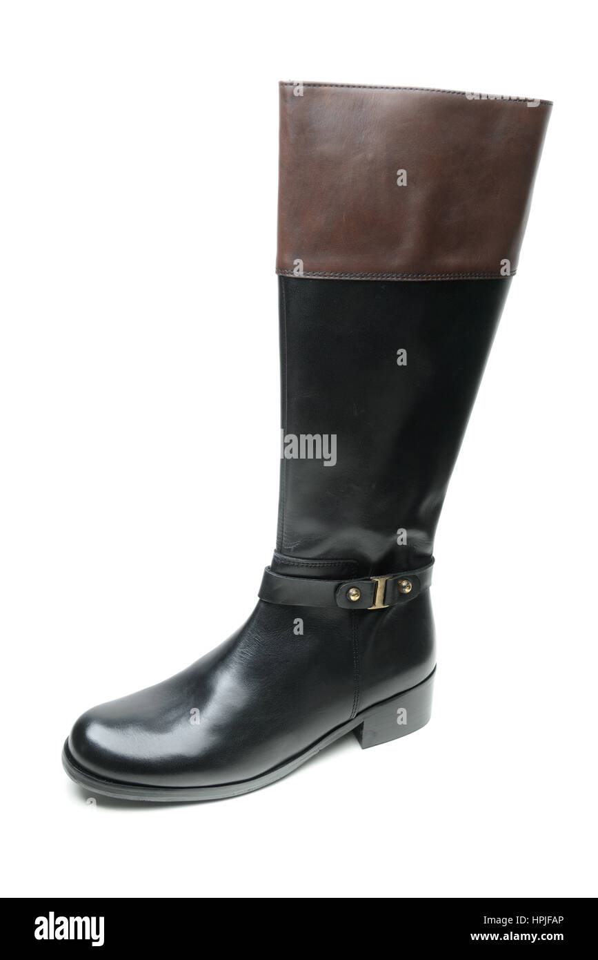 Black knee high boots hi-res stock photography and images - Alamy