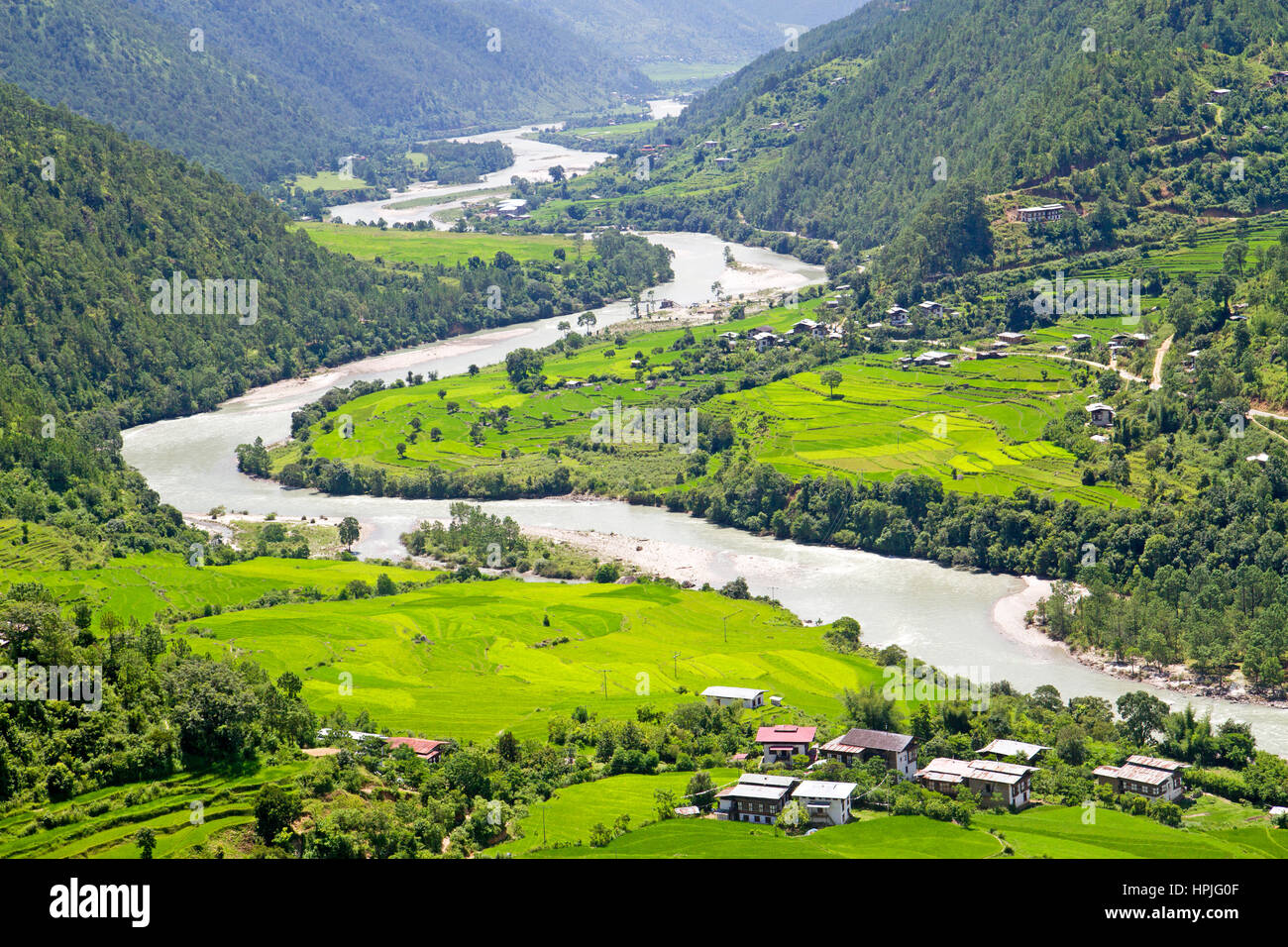 Mo chu valley hi-res stock photography and images - Alamy