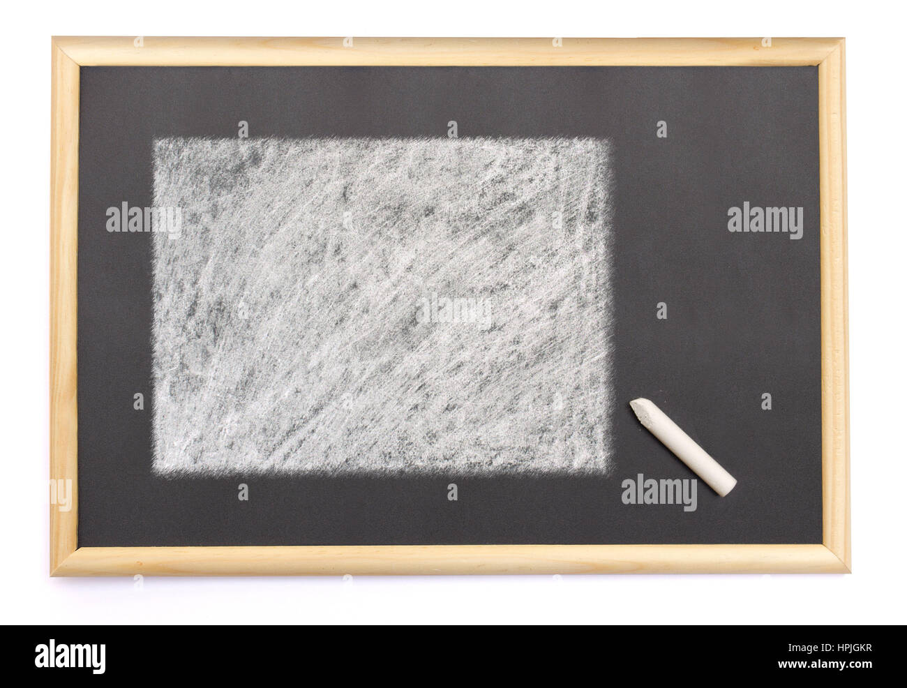 Blackboard with a chalk and the shape of Colorado drawn onto. (series ...