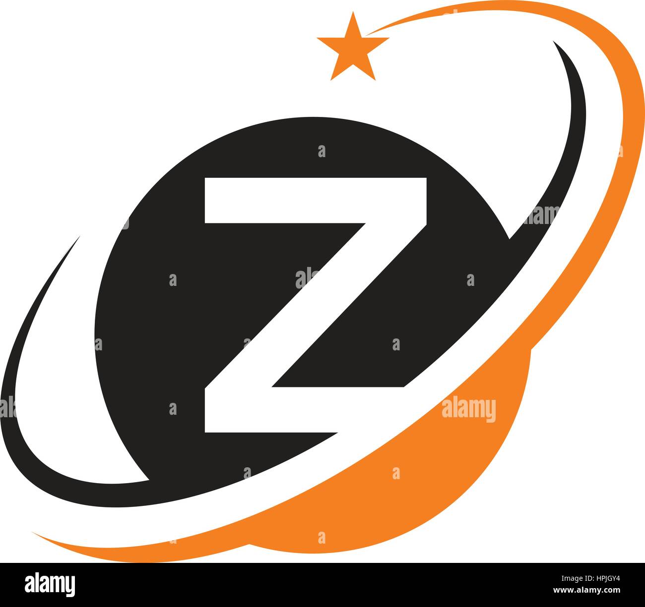 Star Swoosh Letter Z Stock Vector Image & Art - Alamy