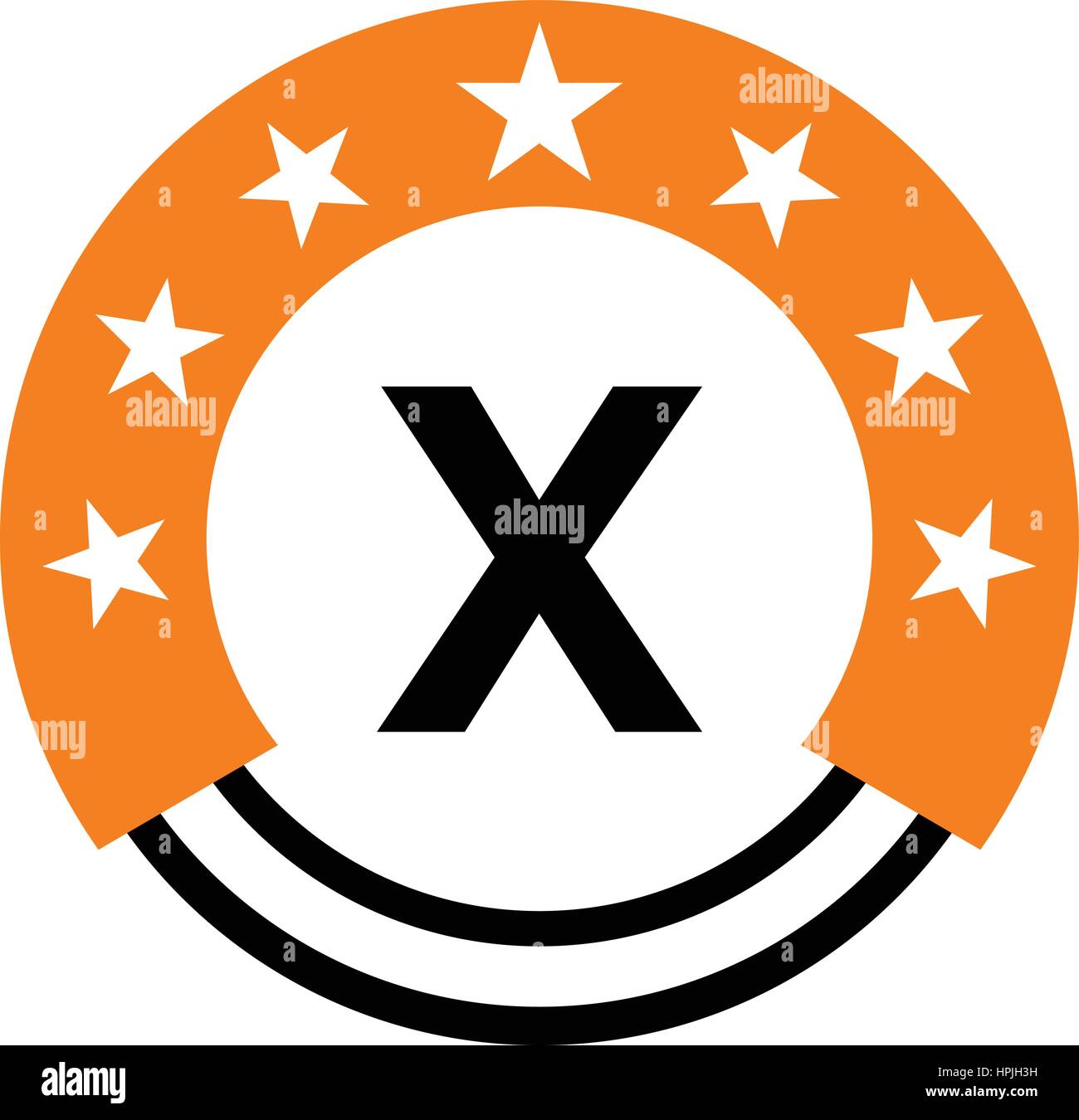 Star Union Initial X Stock Vector Image & Art - Alamy