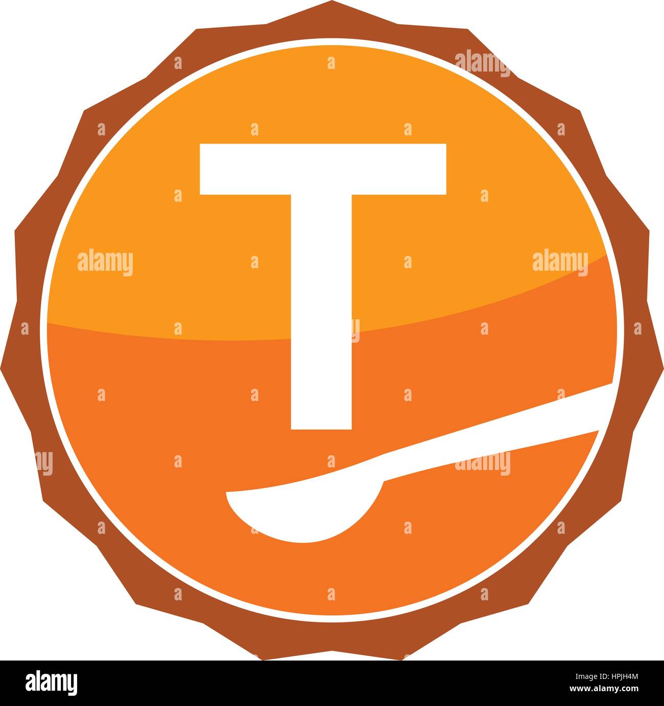Restaurant Letter T Stock Vector Image & Art - Alamy