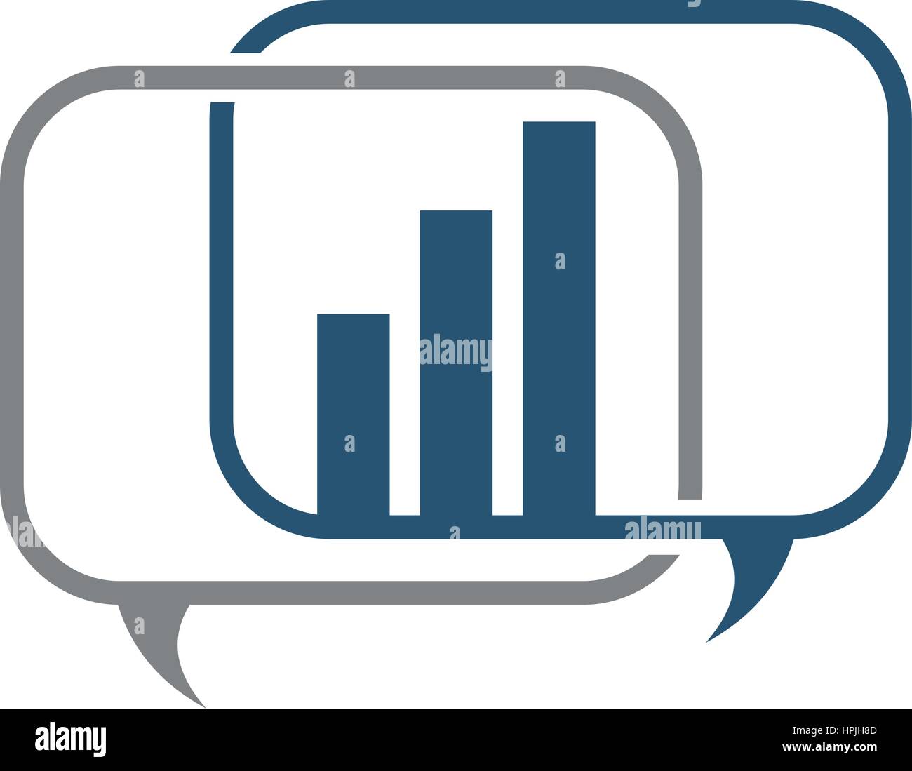 Businessman graph trend line Stock Vector Images - Alamy