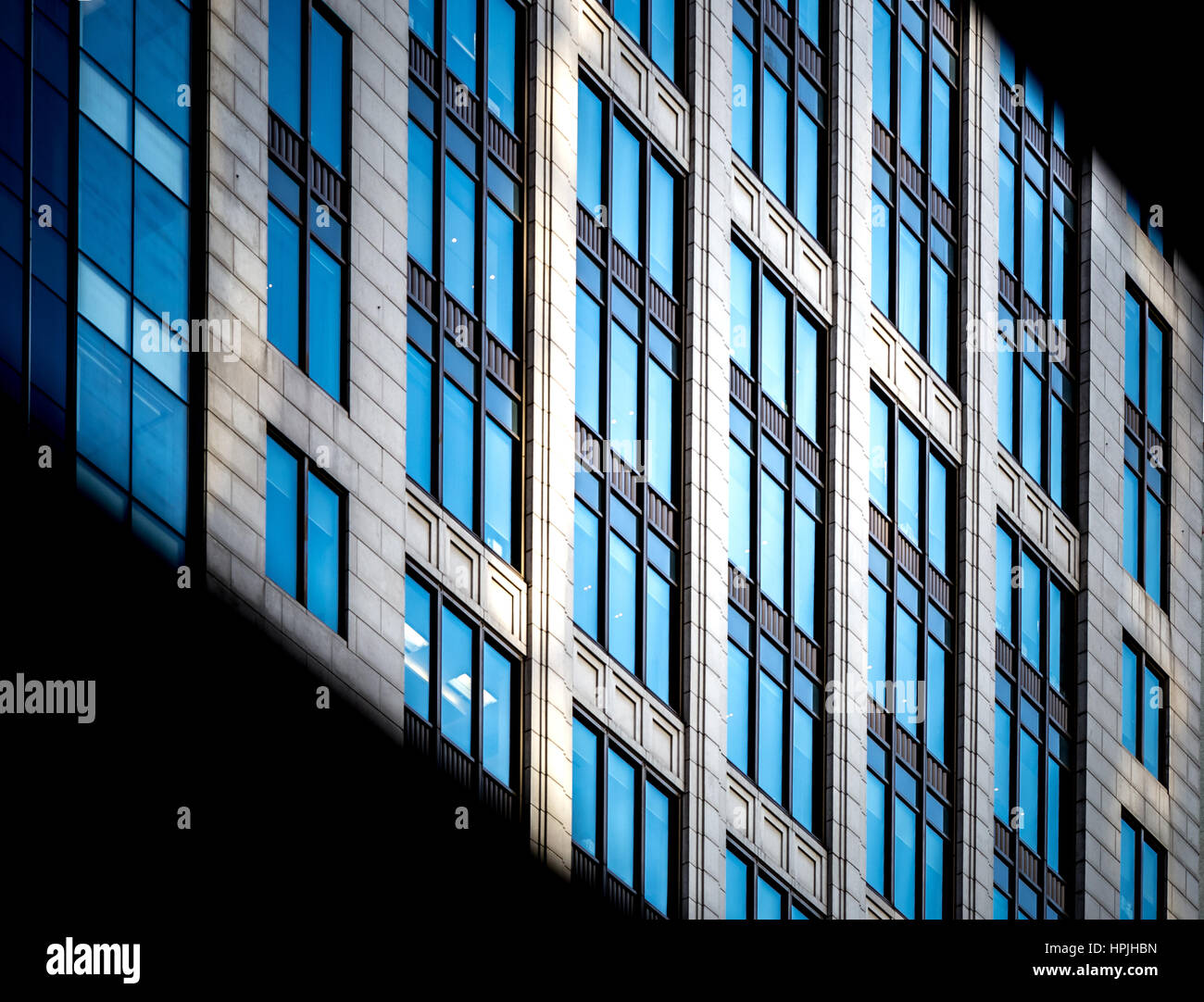 windows of commercial building in Hong Kong Stock Photo - Alamy