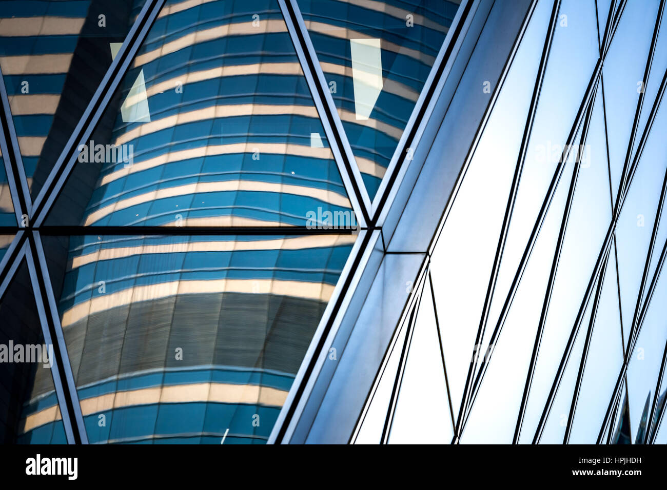 windows of commercial building in Hong Kong Stock Photo - Alamy