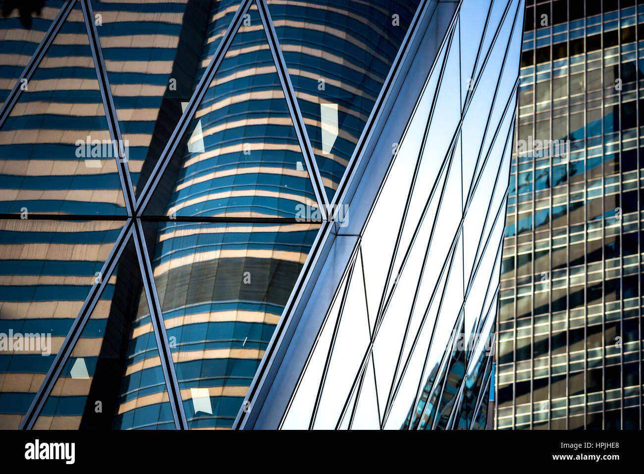 windows of commercial building in Hong Kong Stock Photo - Alamy