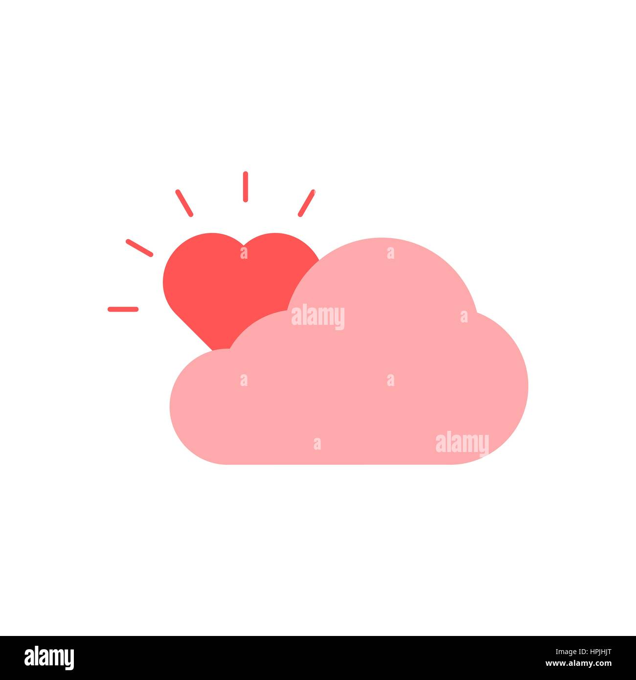 The Rise Heart for Love Stock Vector Image & Art - Alamy