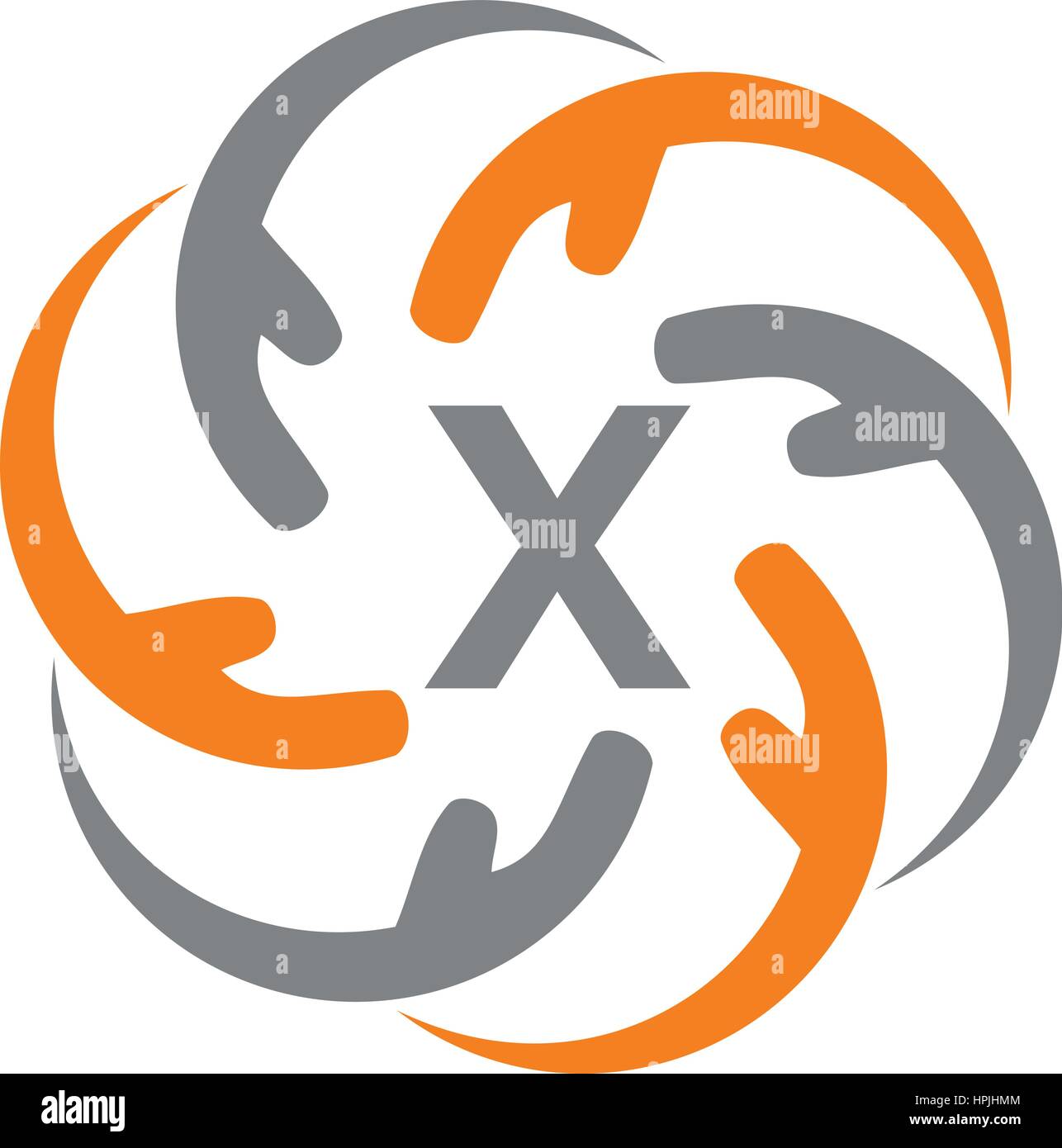 X finger Stock Vector Images - Alamy