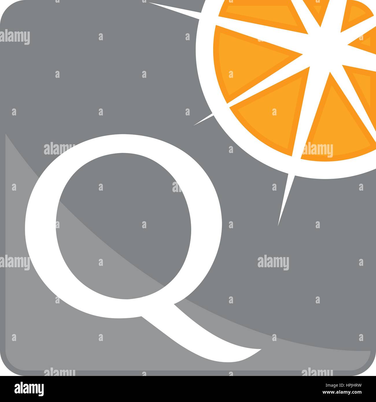 Compass Guide Solutions Initial Q Stock Vector Image & Art - Alamy