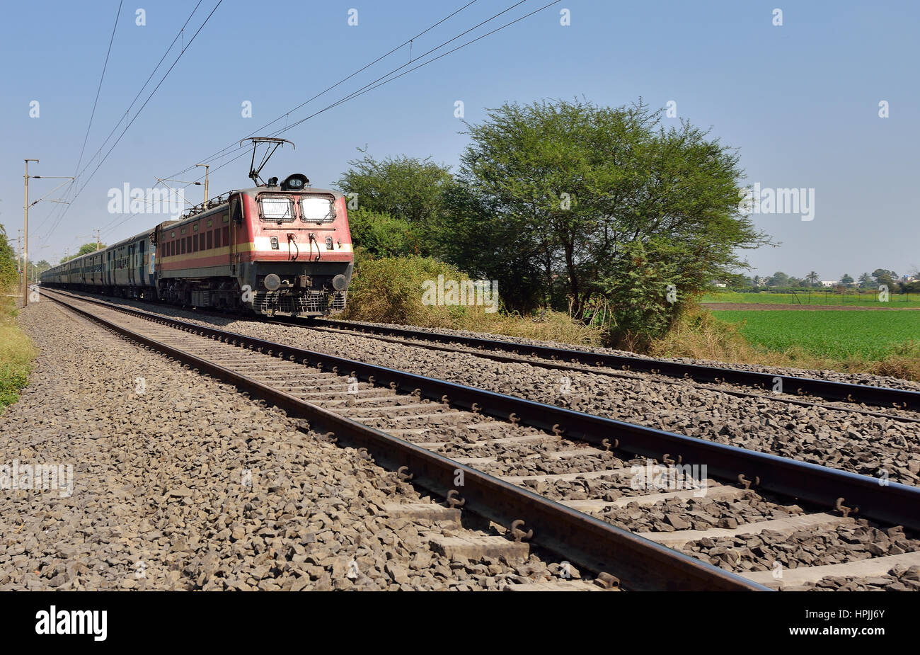 Indian railway engine hi-res stock photography and images - Alamy