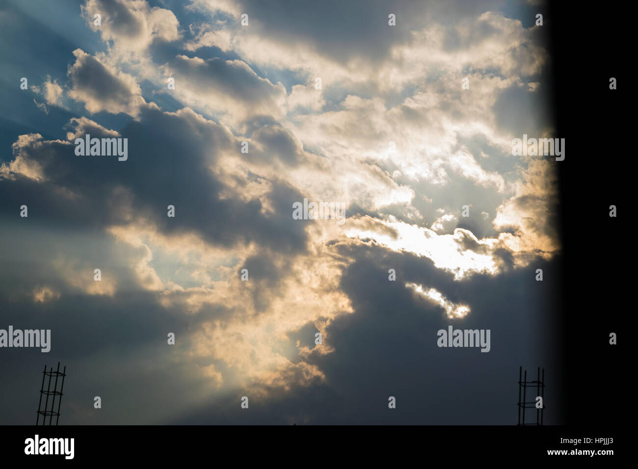 Golden Hour Clouds Stock Photo - Alamy