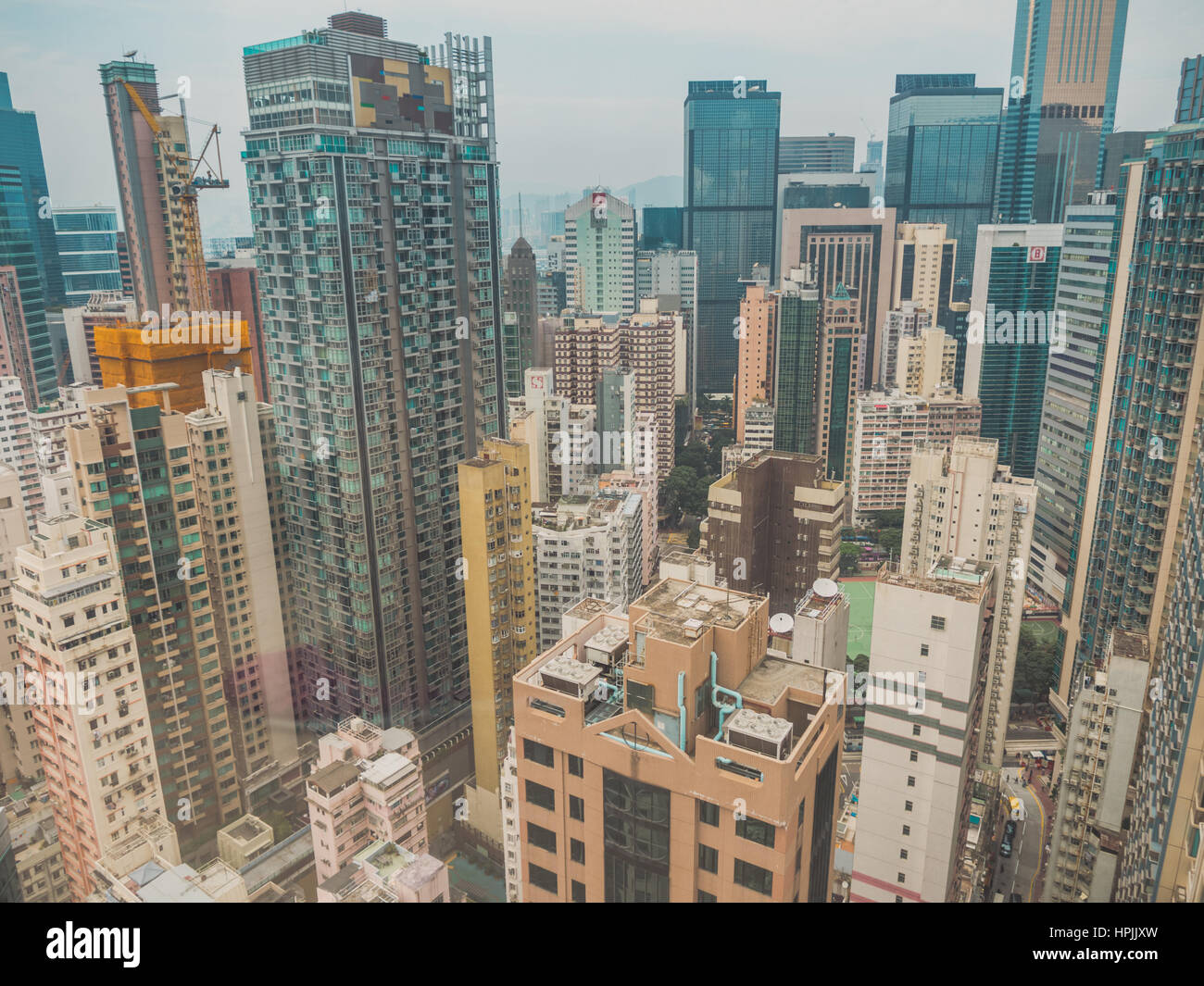 Skyscraper Buildings and Sky View in Big City Stock Photo - Alamy