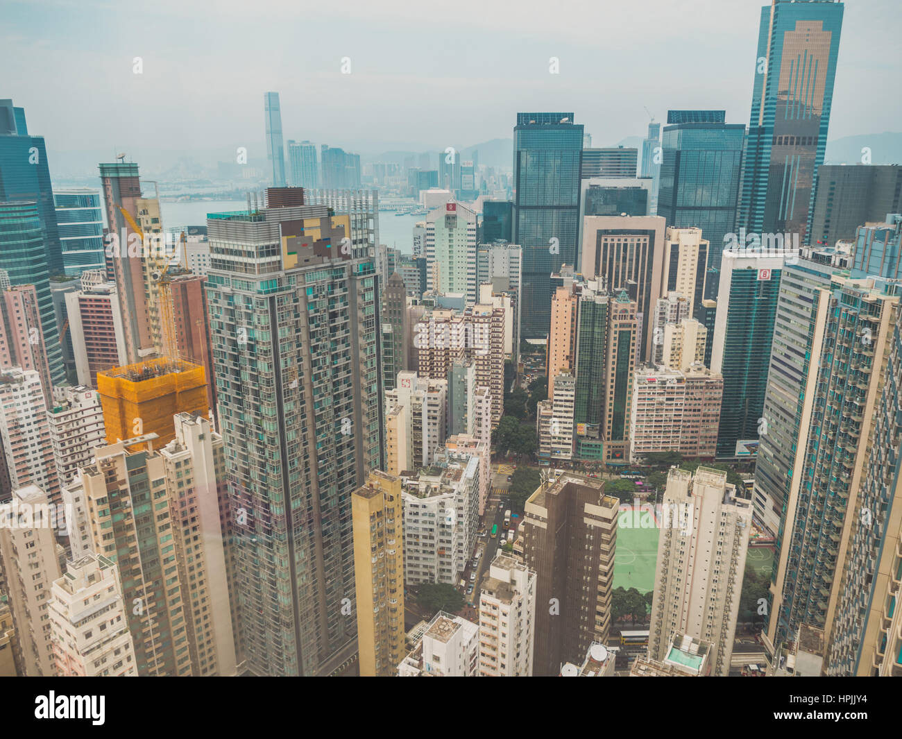 Skyscraper Buildings and Sky View in Big City Stock Photo - Alamy
