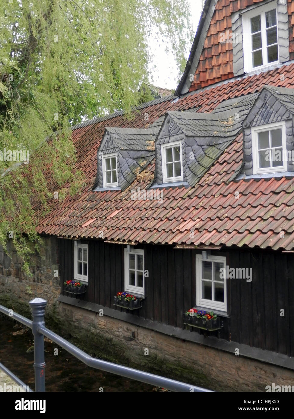 Slate roof with dormers hi-res stock photography and images - Alamy