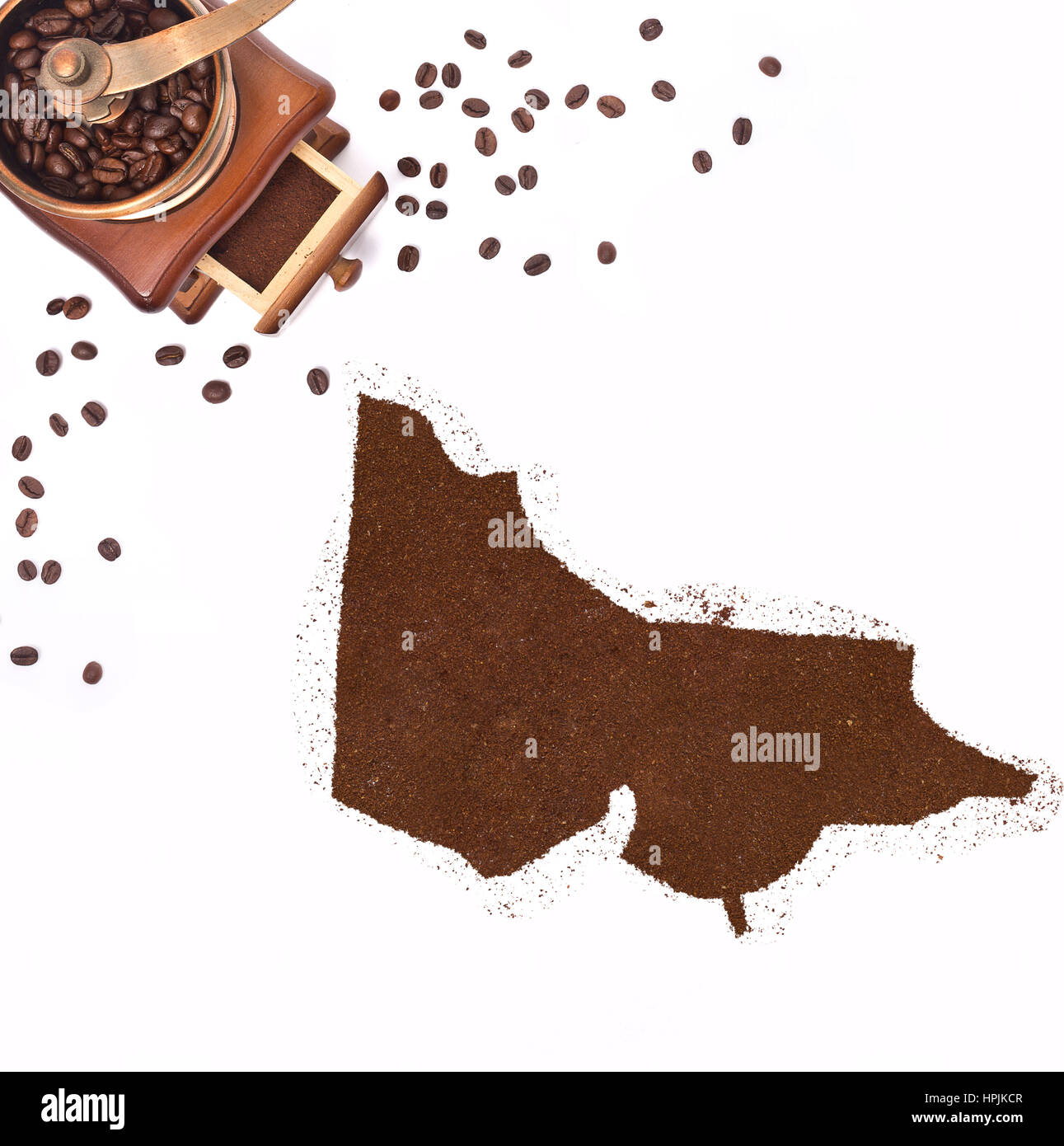Grind the map hi-res stock photography and images - Alamy
