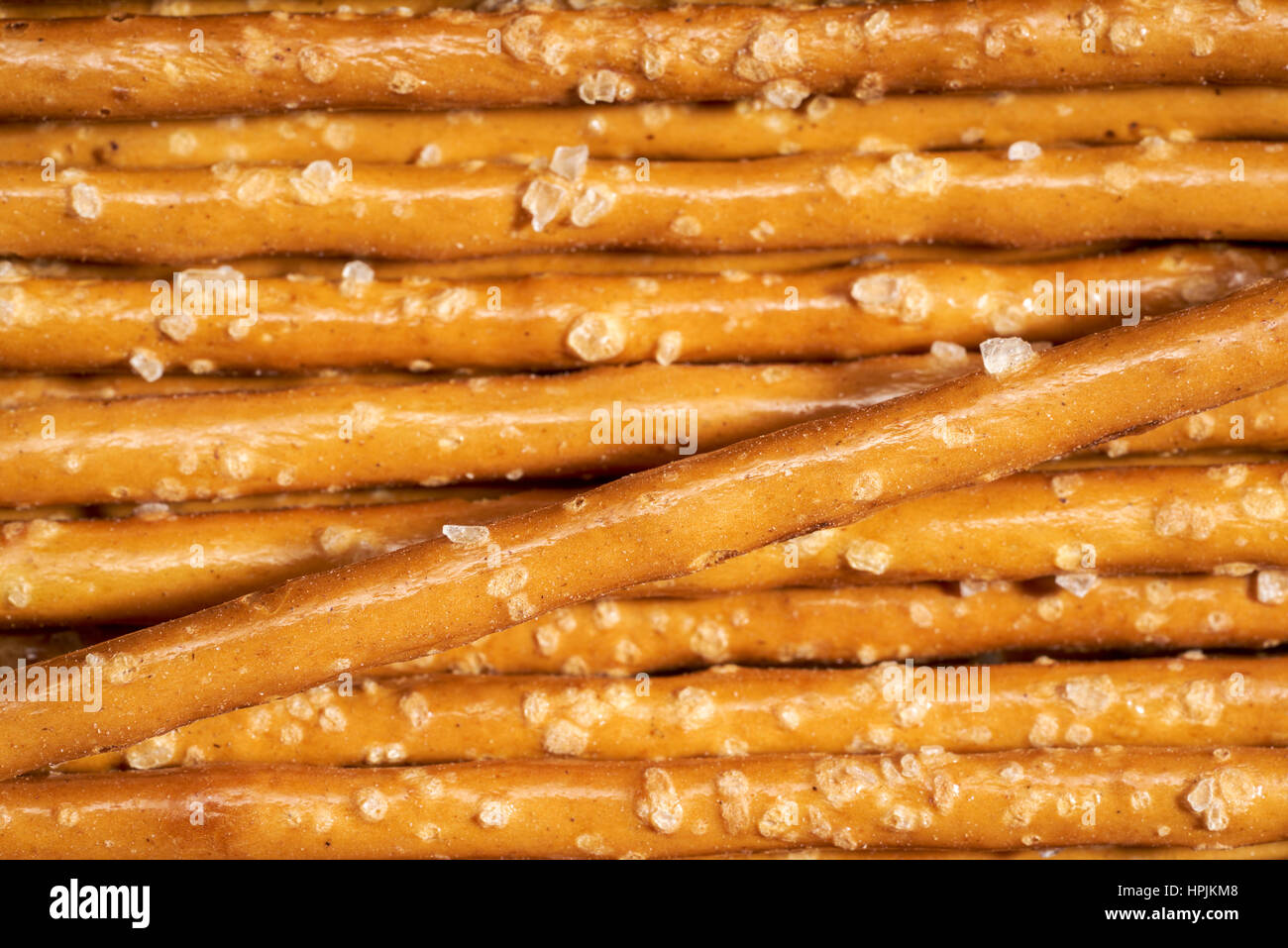 closeup of some salt sticks in light back Stock Photo - Alamy