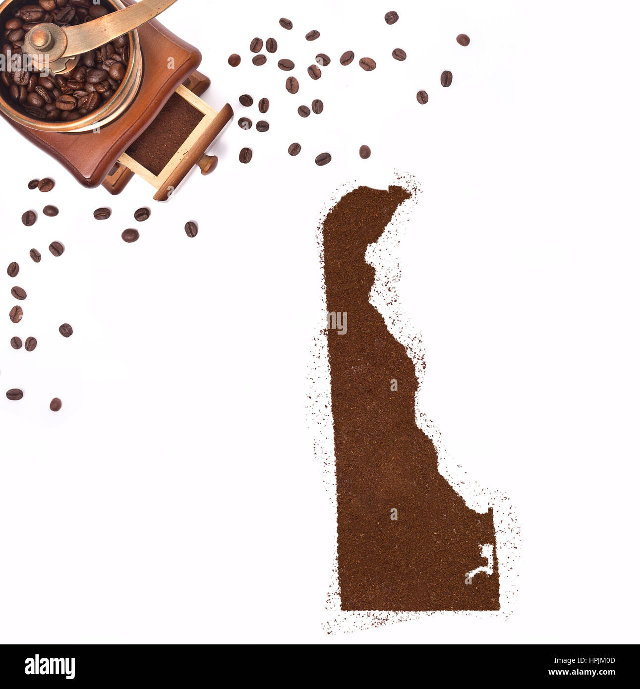 Delaware map american national hi-res stock photography and images - Alamy