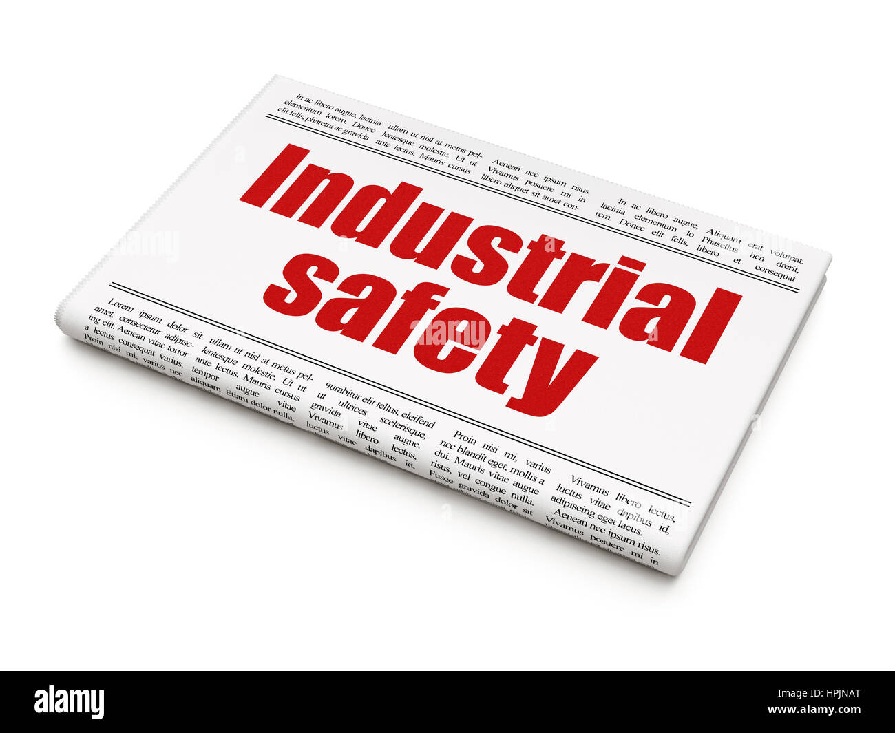 Construction concept newspaper headline building hi-res stock ...