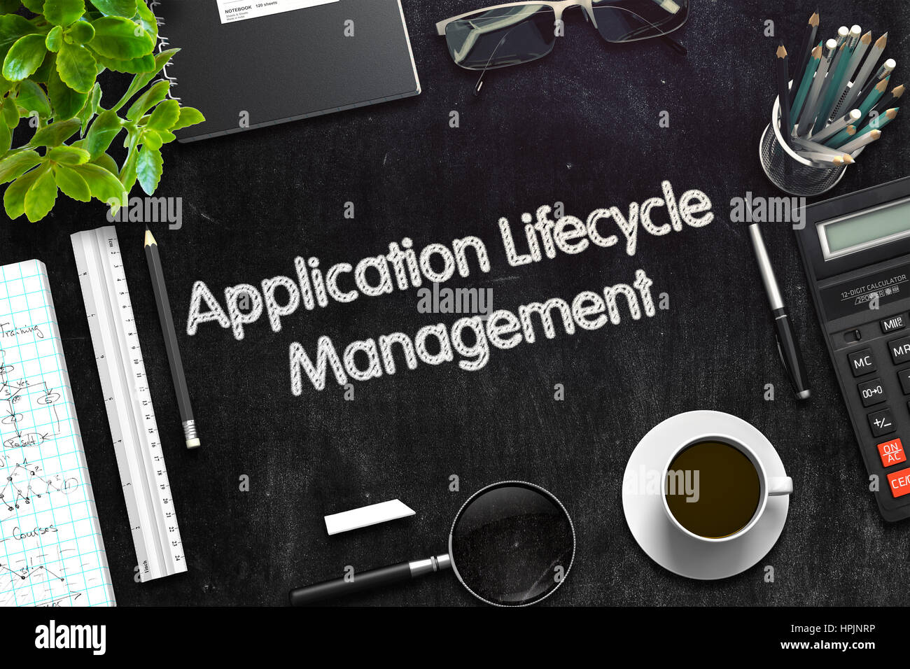 Application Lifecycle Management Concept. 3D render Stock Photo - Alamy